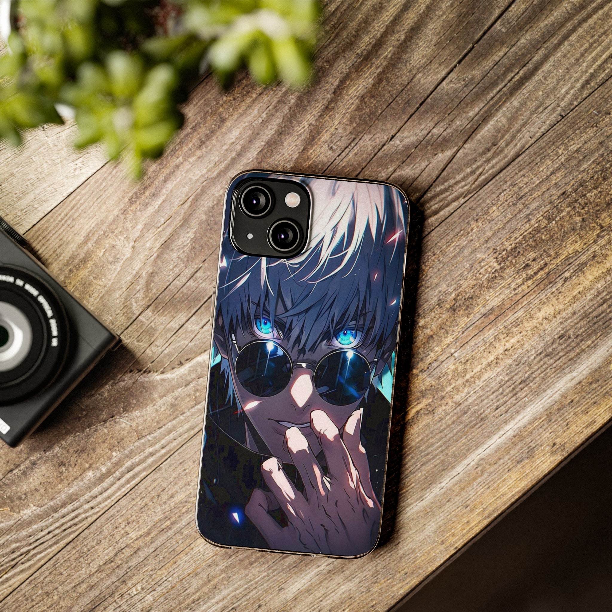Satoru Gojo With Jujutsu Kaisen, Anime Phone Case, Anime iPhone Case ...