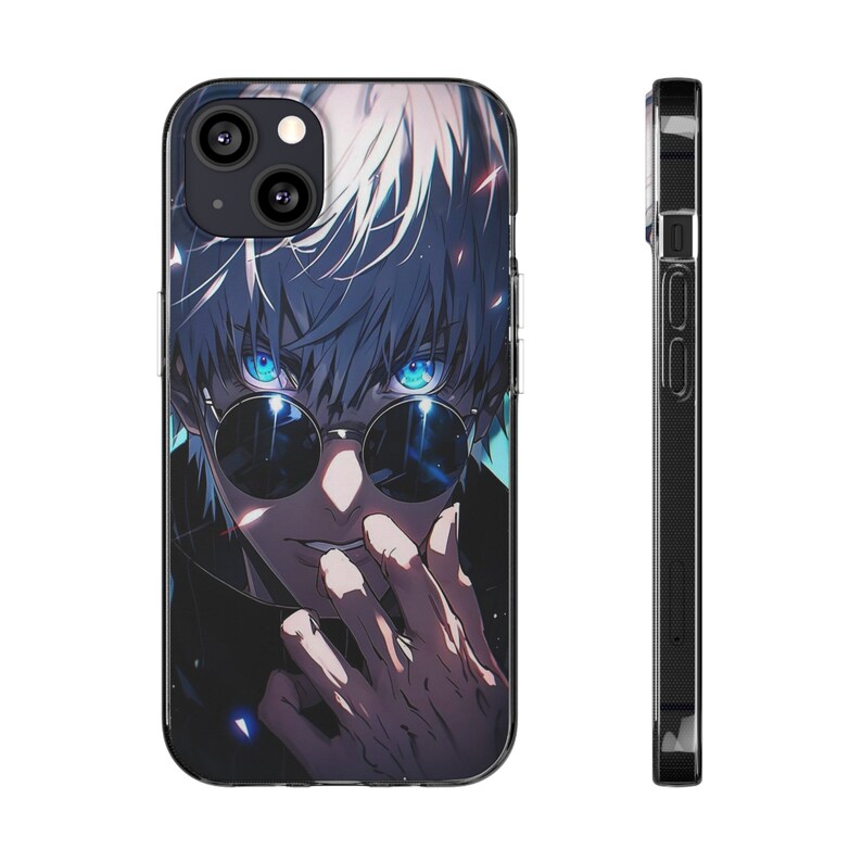 Satoru Gojo With Jujutsu Kaisen, Anime Phone Case, Anime iPhone Case ...