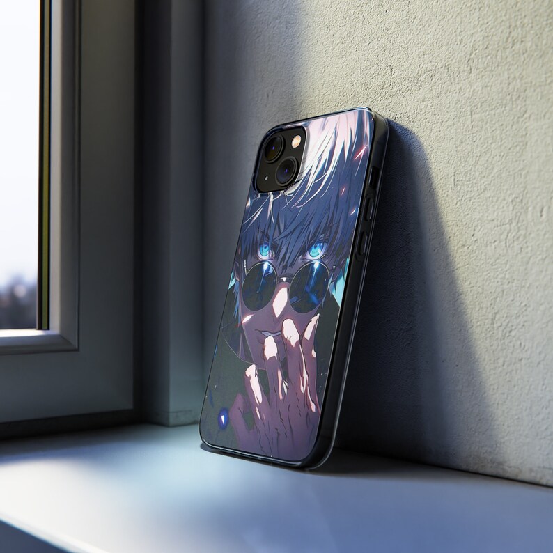 Satoru Gojo With Jujutsu Kaisen, Anime Phone Case, Anime iPhone Case ...
