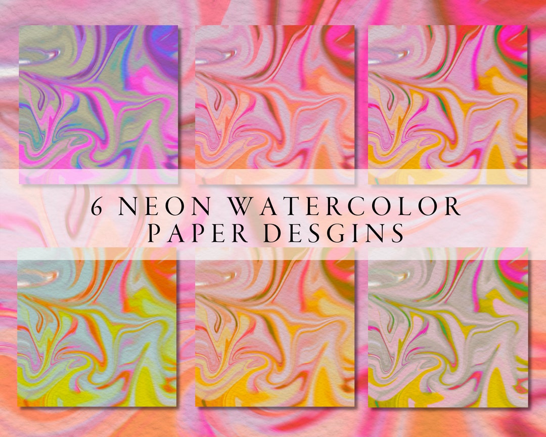 Digital Neon Clipart, Digital Download, Psychedelic Clipart ...