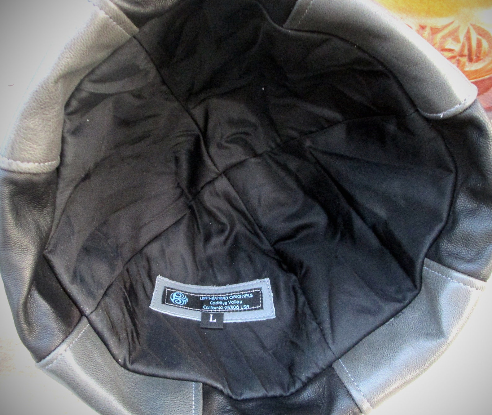 Leather Jughead Crown Hat in Gray Black 8 Panel Lambskin | Etsy