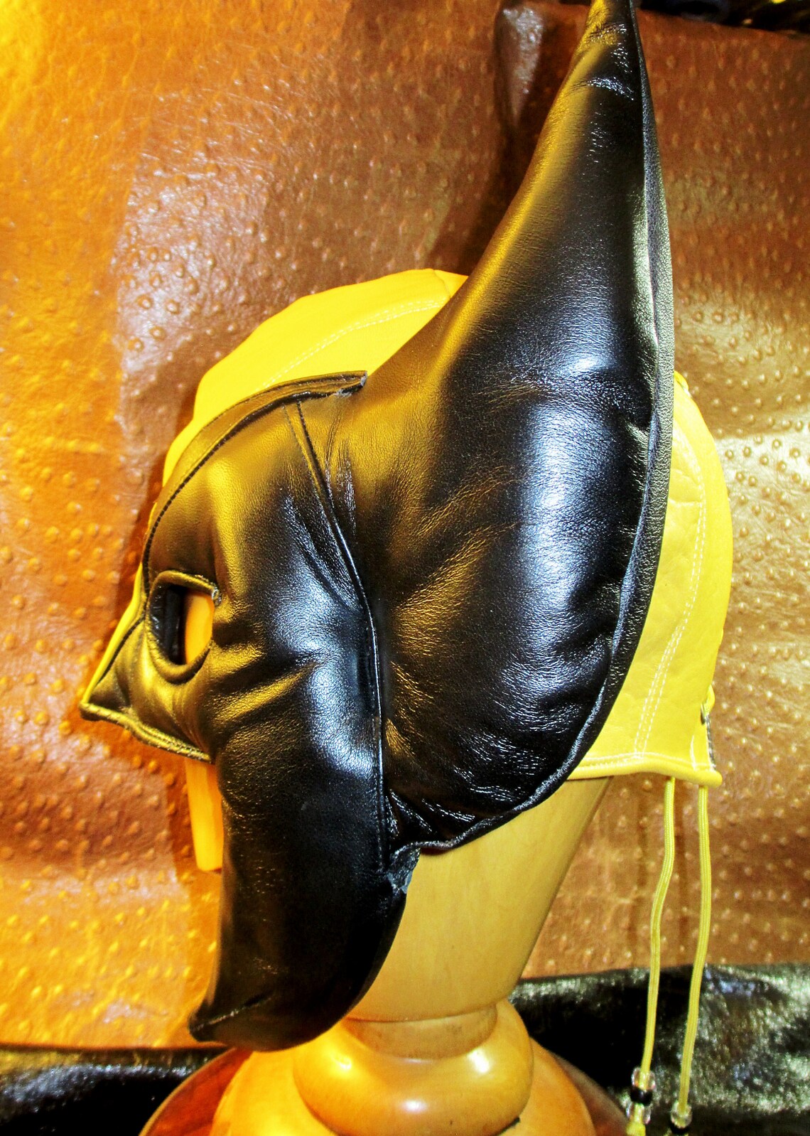 Wolverine Lambskin Leather Half Hood/ Mask Fetish Cosplay X - Etsy