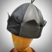 Leather Jughead Crown Hat in Gray Black 8 Panel Lambskin - Etsy