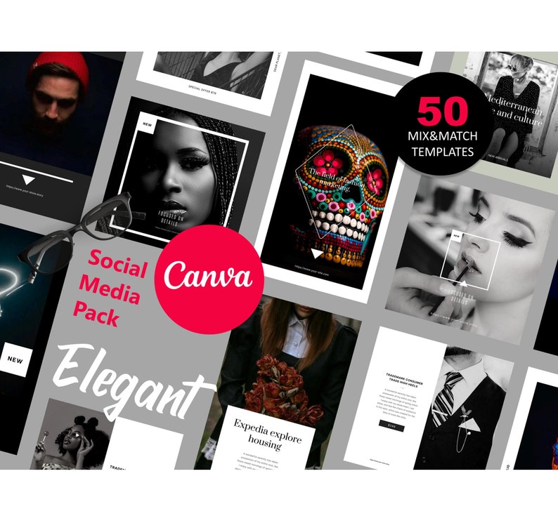 Editable Social Media Template Posts and Stories - Instagram Story ...