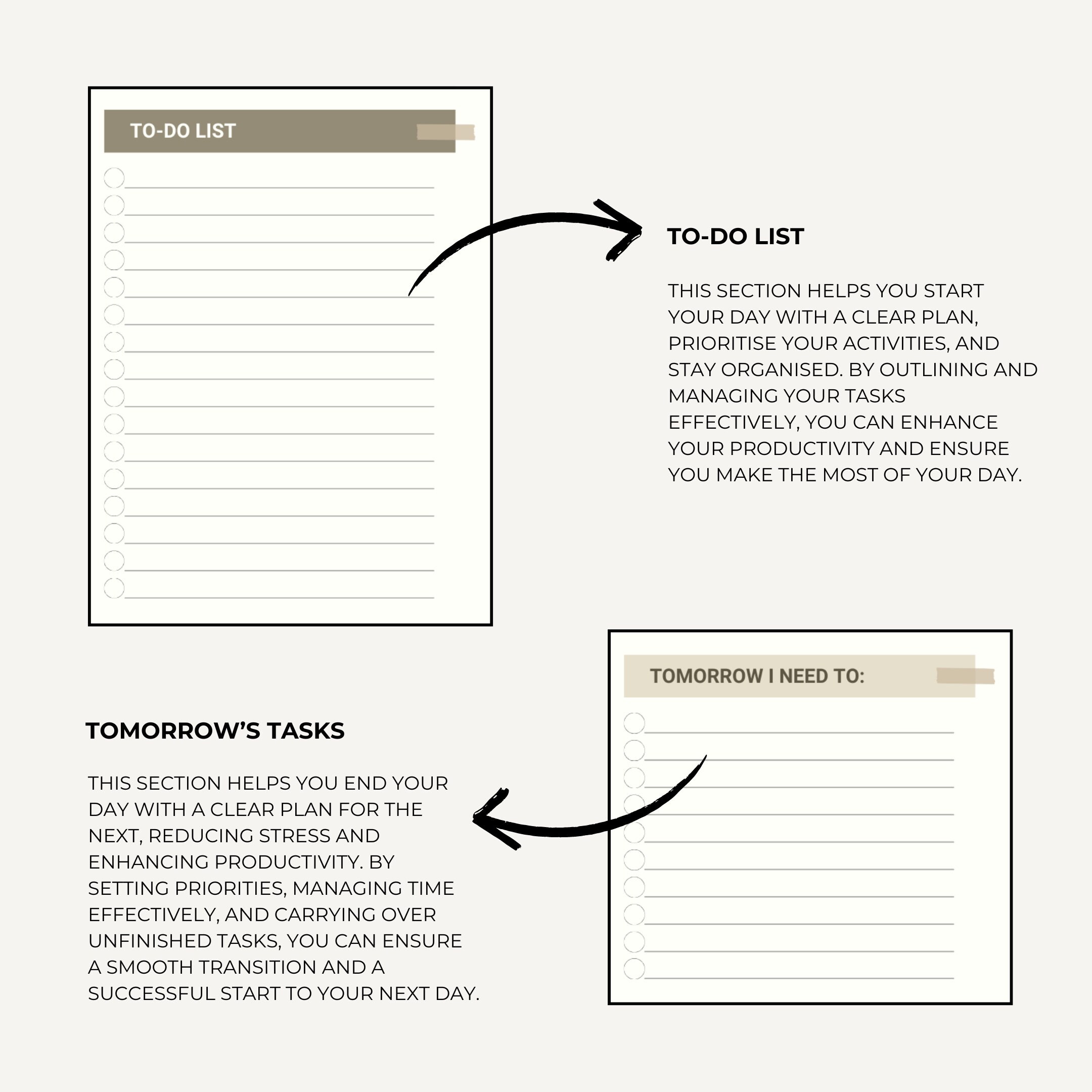 Quick & Easy 5-minute Journal | Digital Template for Daily Reflection ...