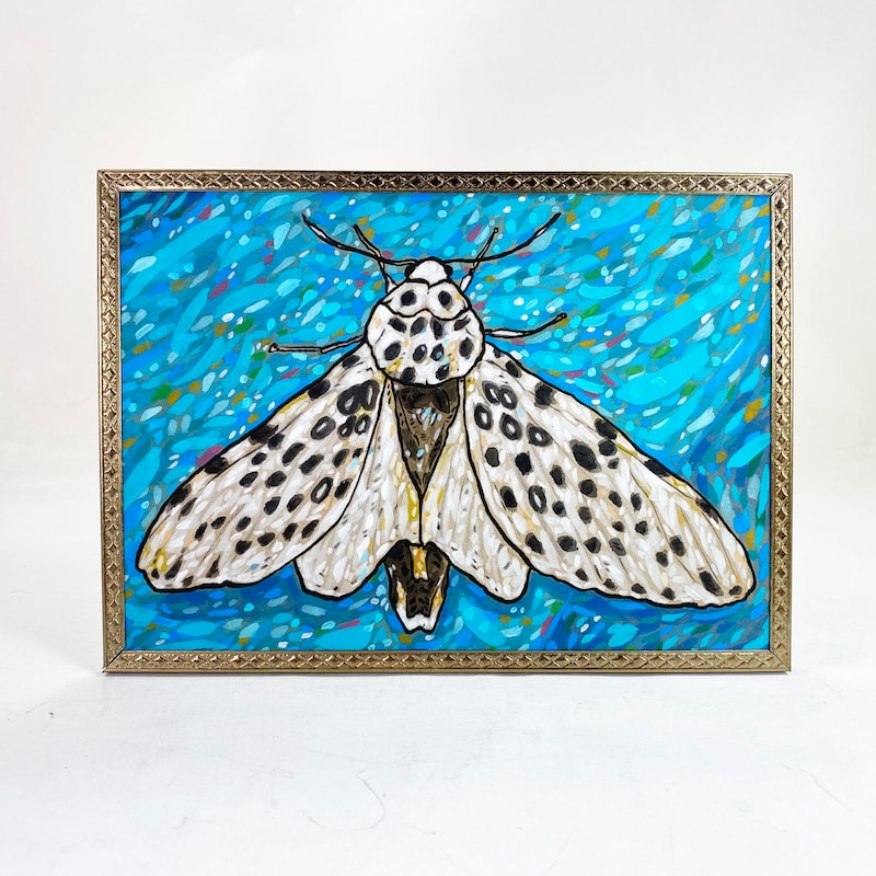 Leopard Moth - Etsy