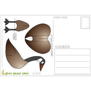 Goose Postcards, Set of 8 "mail a Goose" Postcards - Etsy