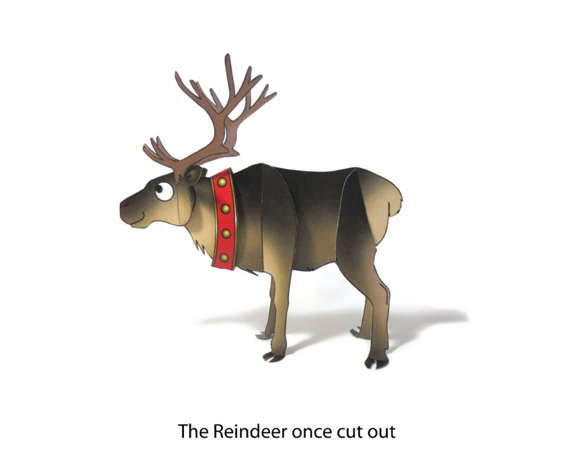 8 Mail a Reindeer Greeting Cards - Etsy