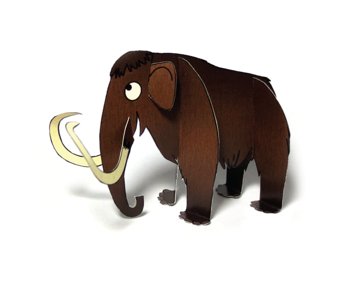 Mammoth Postcard, Set of 8 "mail a Mammoth" Postcards - Etsy