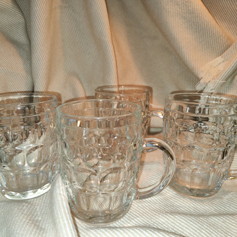 Thumbprint Glass - Etsy