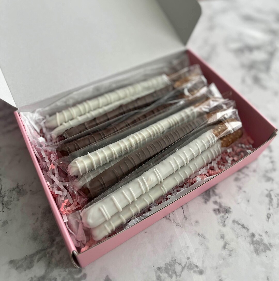 Chocolate Covered Pretzel Package - Etsy