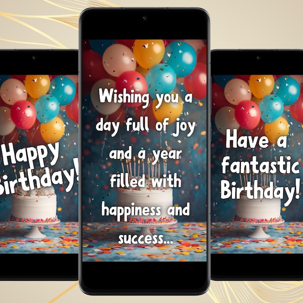 Birthday Singing Card - Etsy UK