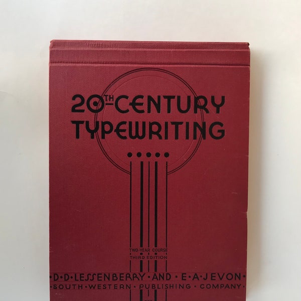 Typing Book - Etsy