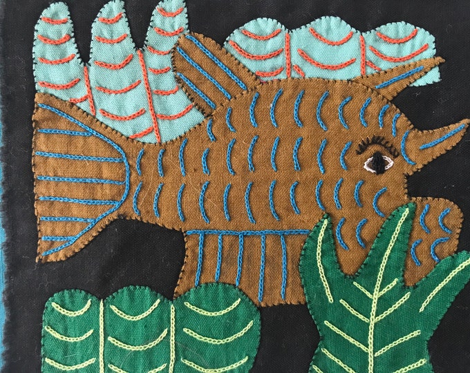 1970s Vintage Authentic Mola Hand Stitched Embroidered - Etsy