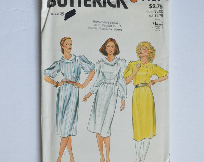 1980s Vintage UNCUT Butterick Sewing Pattern 4197 Womens Loose Fit ...