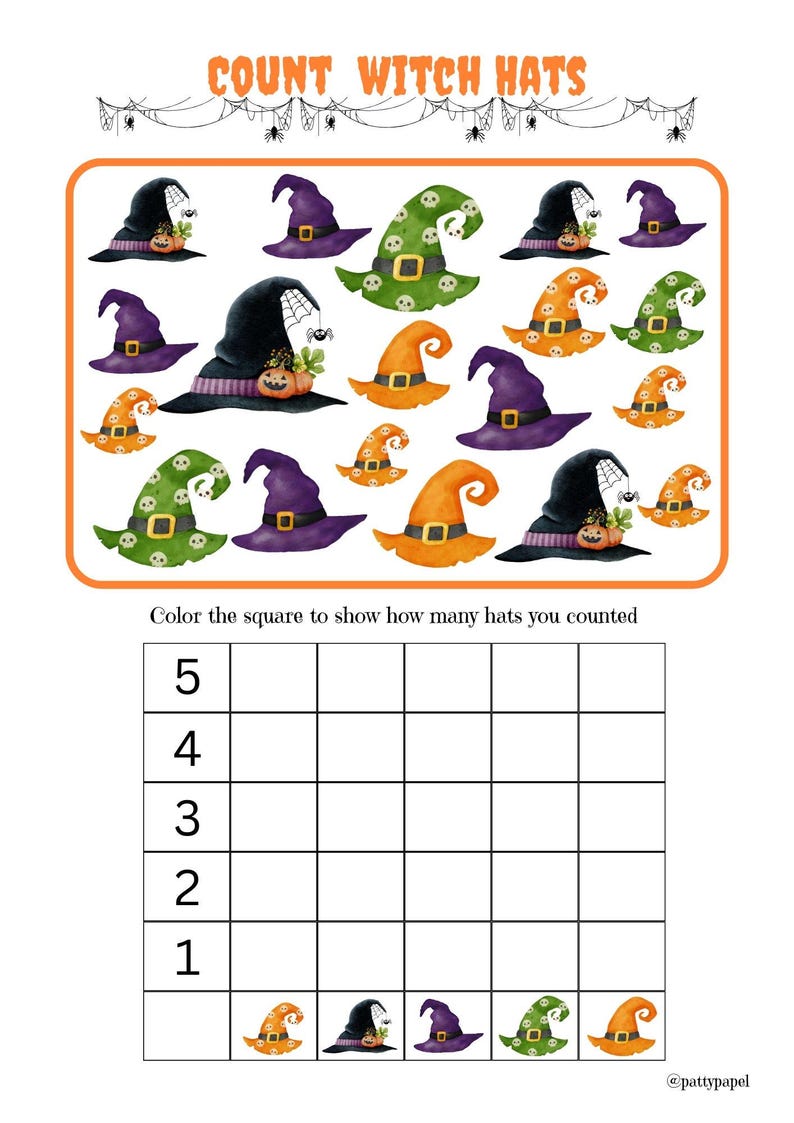 Halloween Activity Book, Math Activity Book, Halloween, Coloring Pages ...