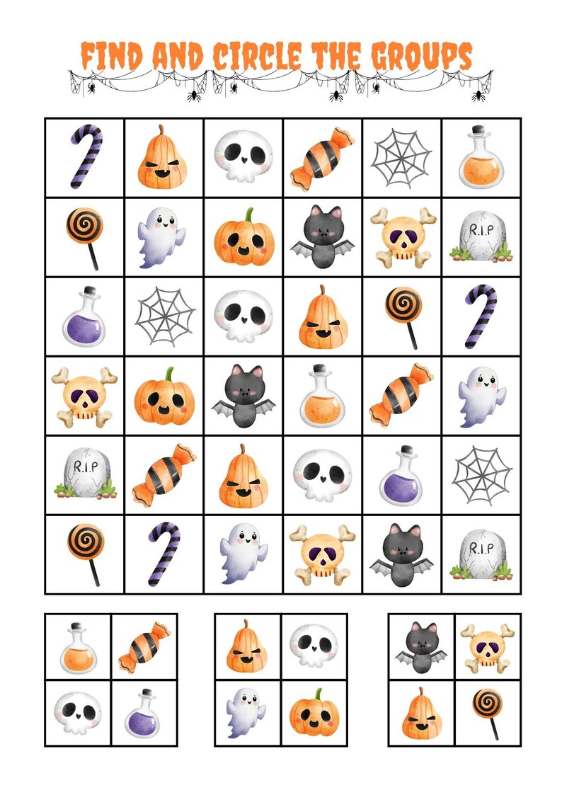 Halloween Activity Book, Math Activity Book, Halloween, Coloring Pages ...