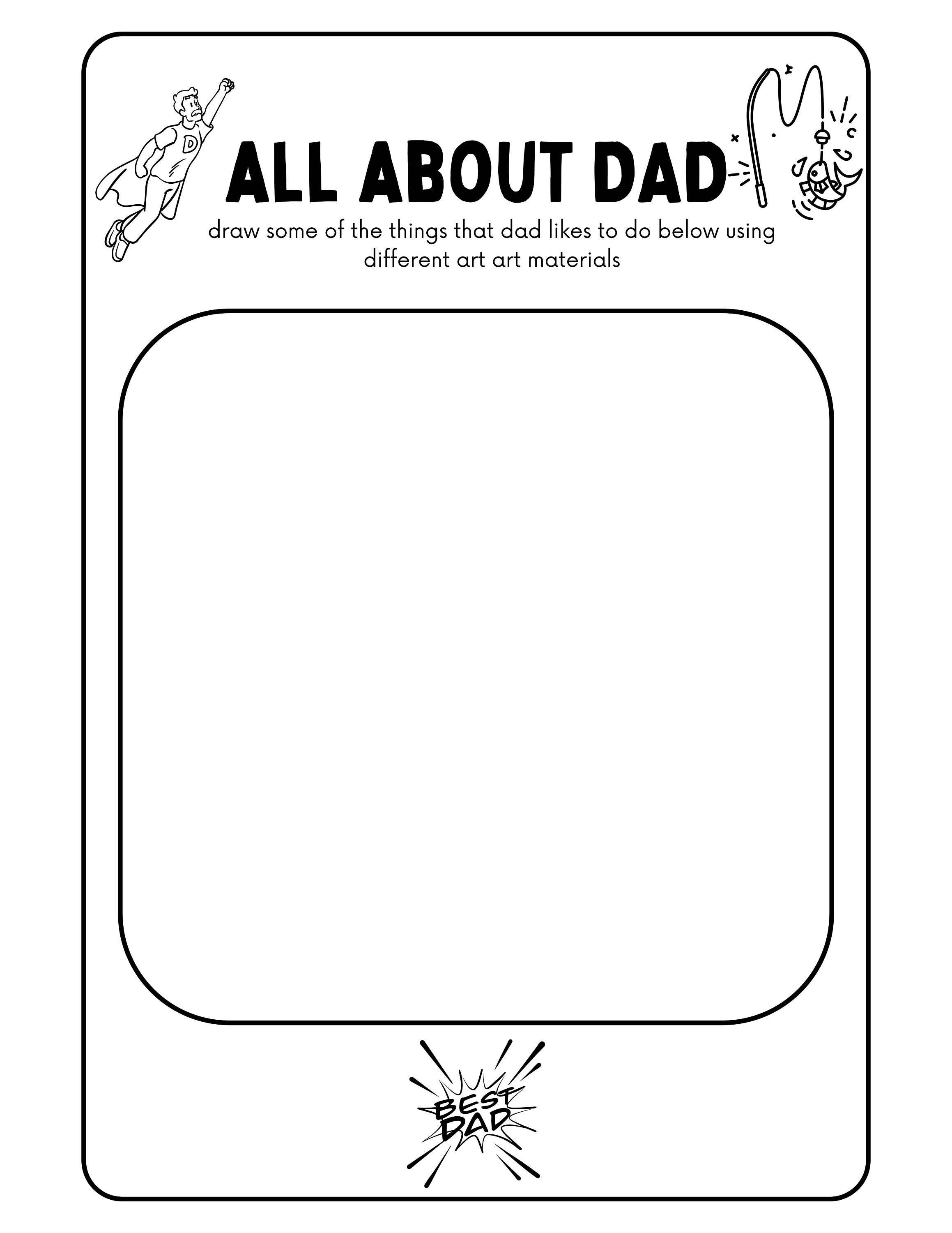 All About Dad! Happy Father's Day - Etsy