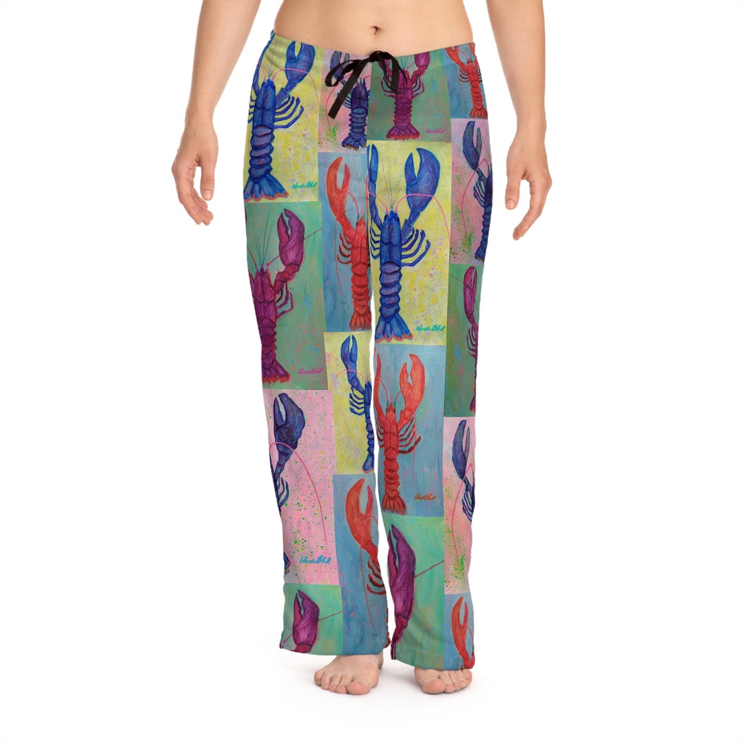 Lobster Mama Women's Pajama Pants, Lobster Lover Pj's, Maine Lobster ...