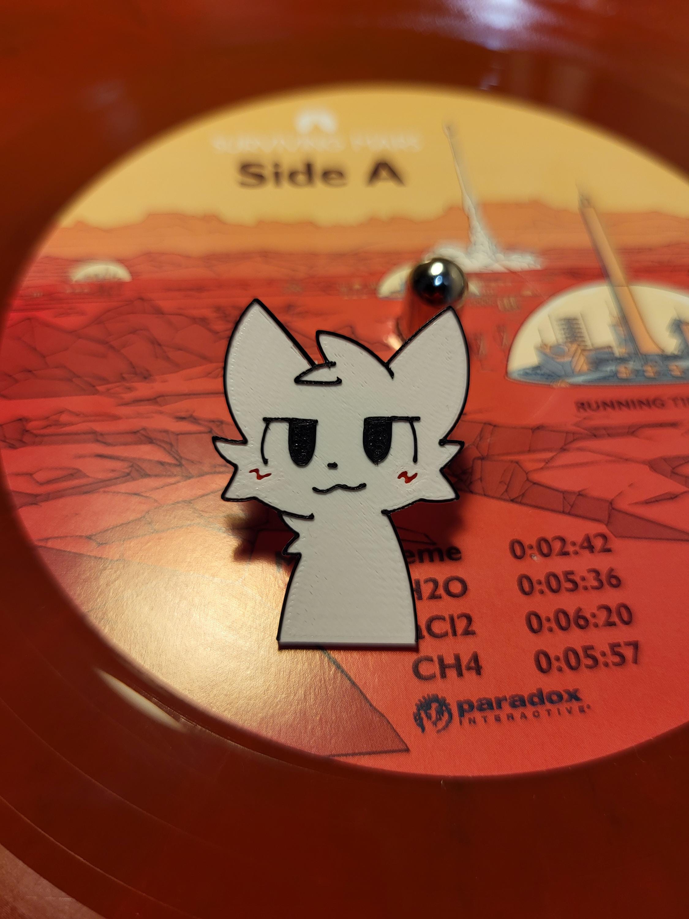 Boykisser Pin 3D Printed Coated 35mm, Cute Furry LGBTQ+ Accessory, Backpack Pin, Fursuit Badge ...