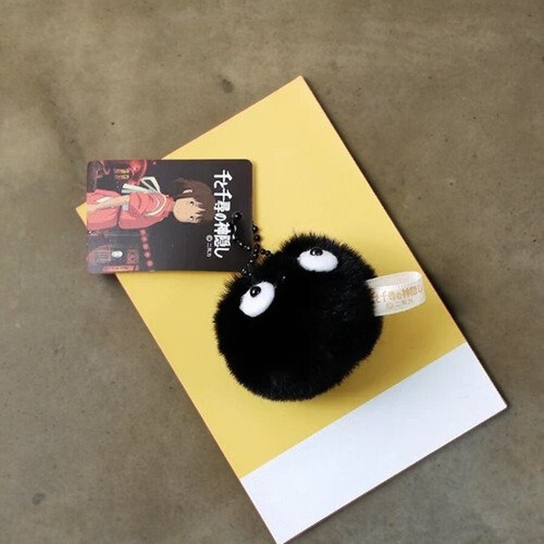 Soot Sprite, Spirited Away ,key Chains, Japan Anime Keyrings, Plush Key ...