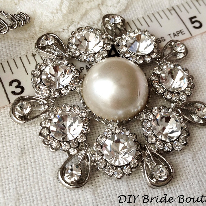 Crystal Brooch Pin - Etsy