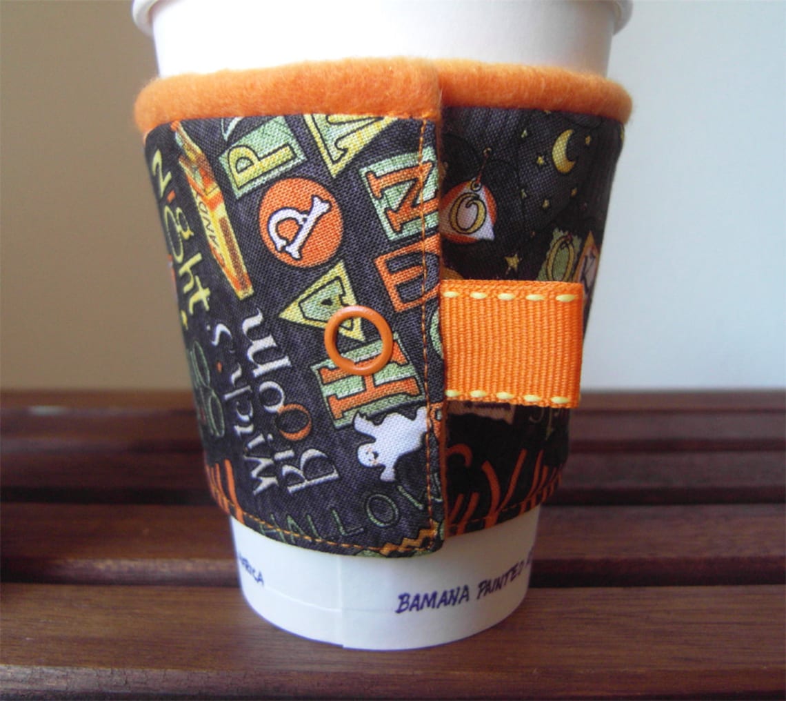 Coffee Cup Cozy Sewing PATTERN Cup Cozy Pattern Coffee Cozy - Etsy