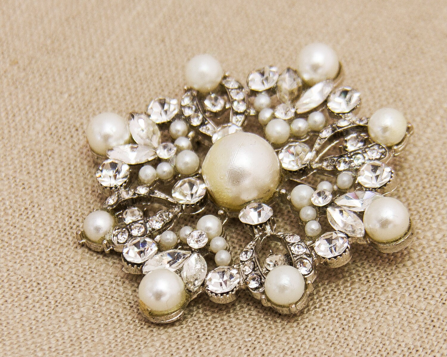 Rose Gold Brooch Rhinestone Brooch Rose Gold Wedding Brooch | Etsy