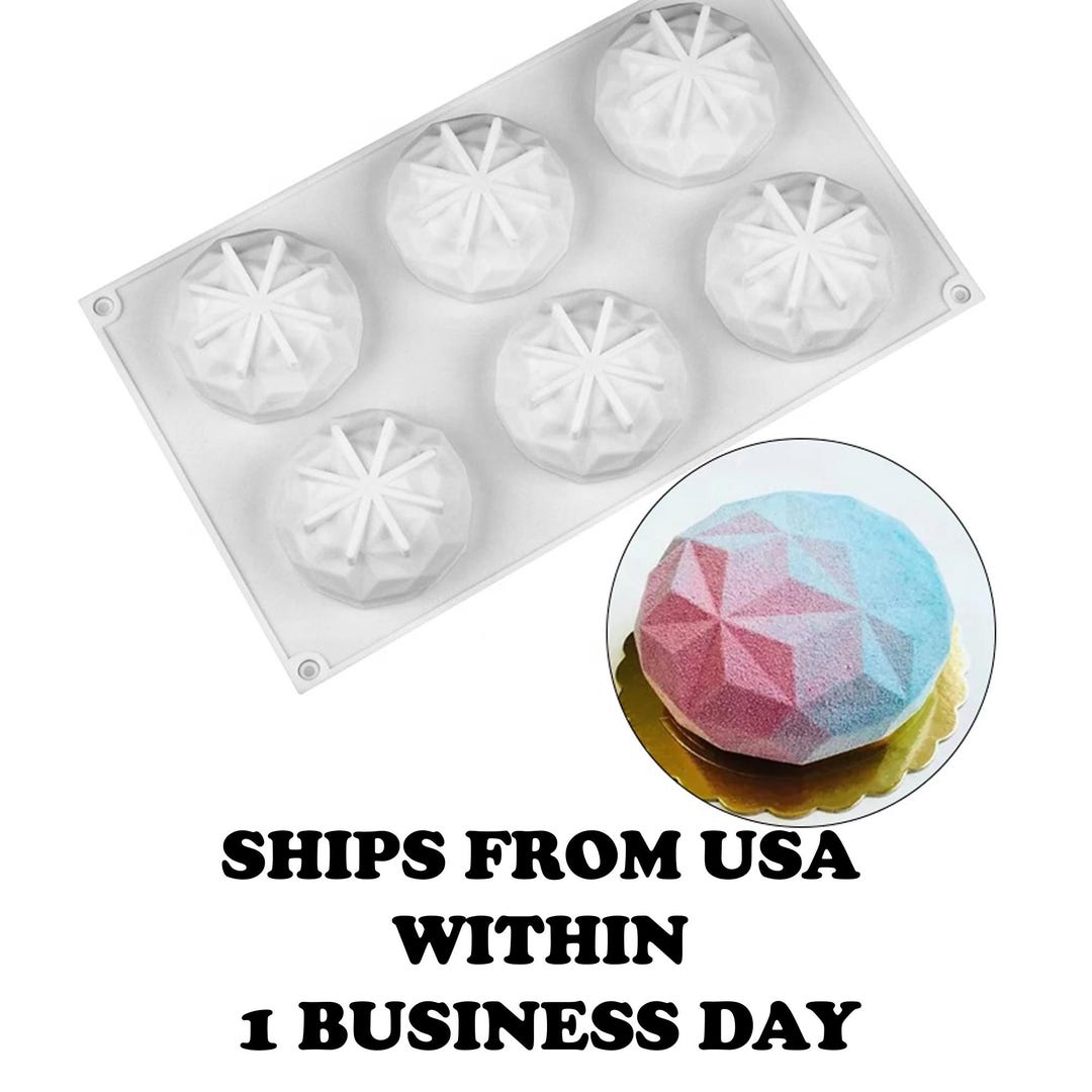 Diamond Sphere Mold, Geometrical Sphere Mold L Silicone L Chocolate L ...