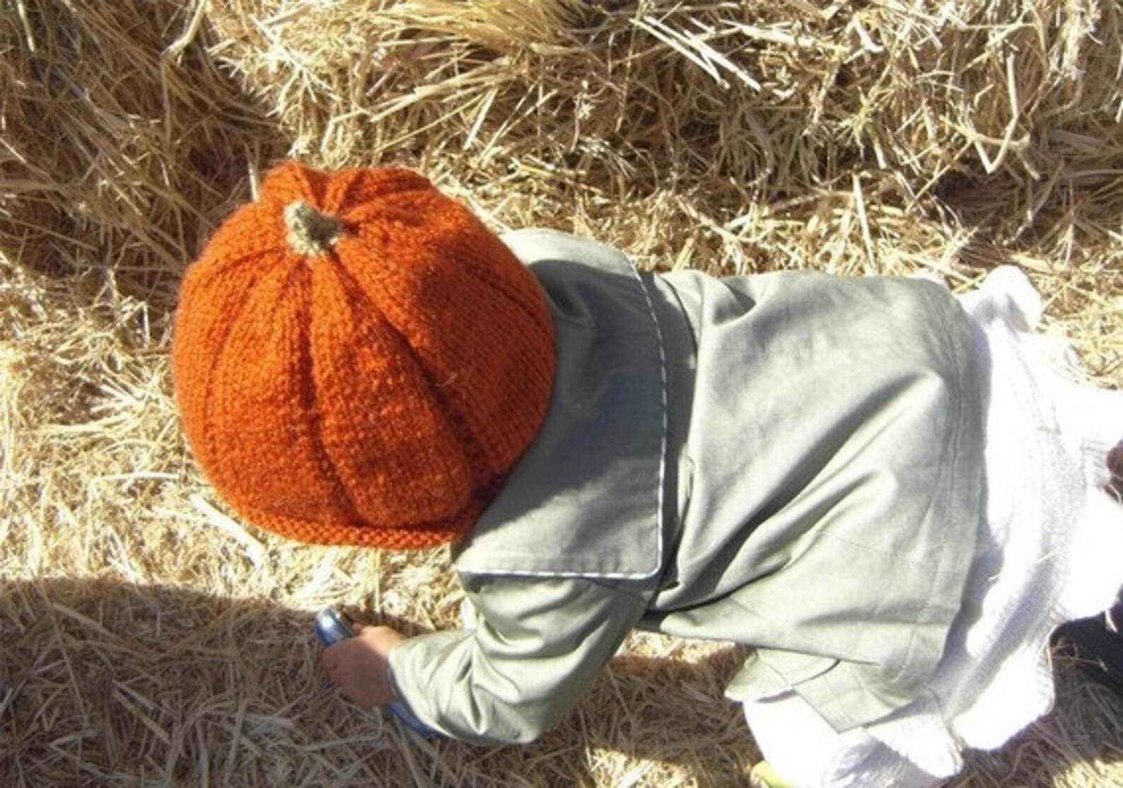 Pumpkin Hat Pattern - PFD Knitting Pattern - Pumpkin Hat Tutorial ...