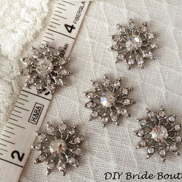 Rhinestone Buttons - Etsy