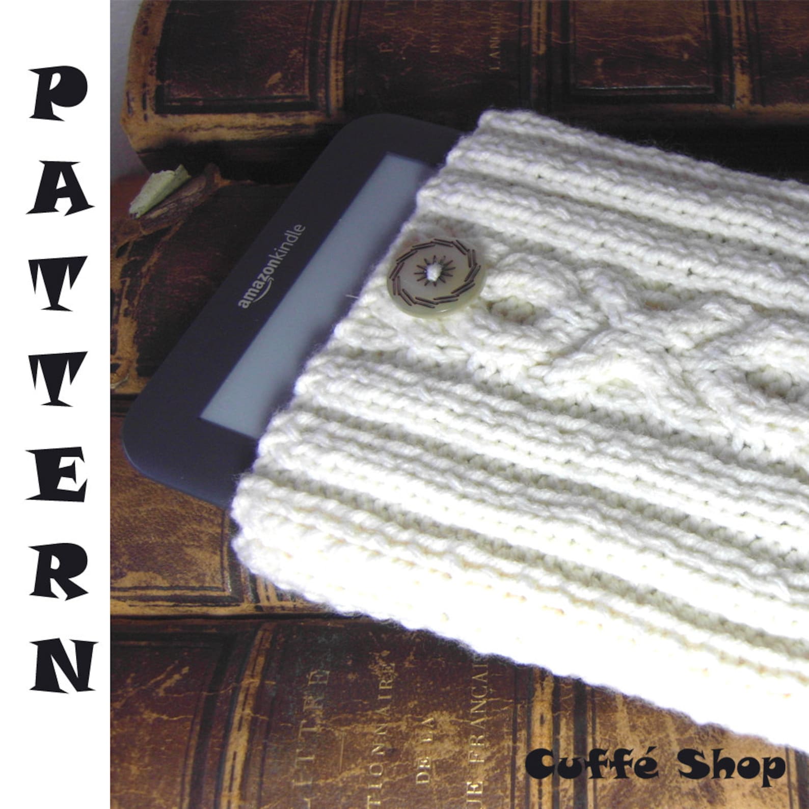 SCI-FI Kindle Sleeve Knitting Pattern Nook Ereader DIY - Etsy