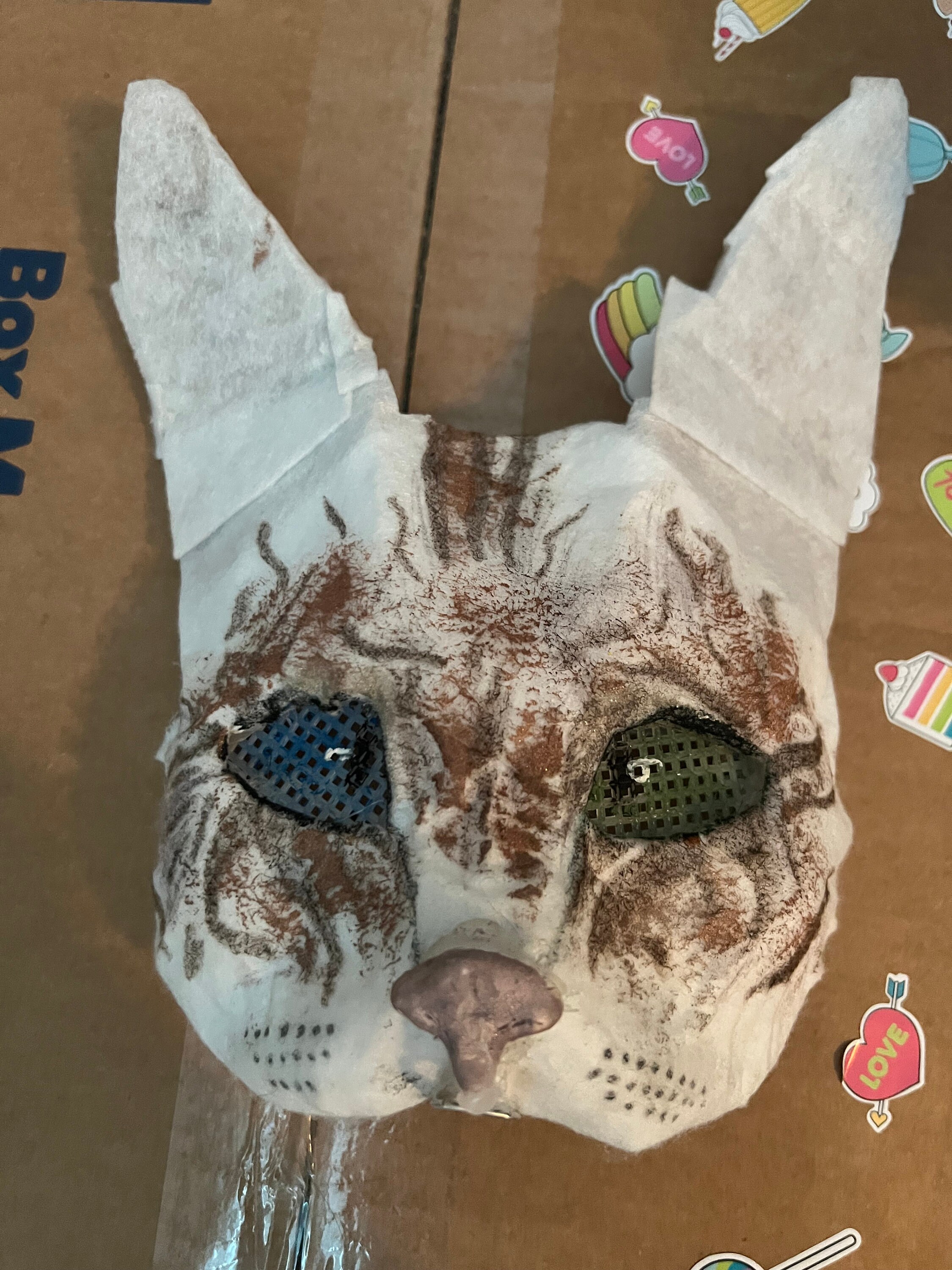 Realistic Cat Mask - Etsy