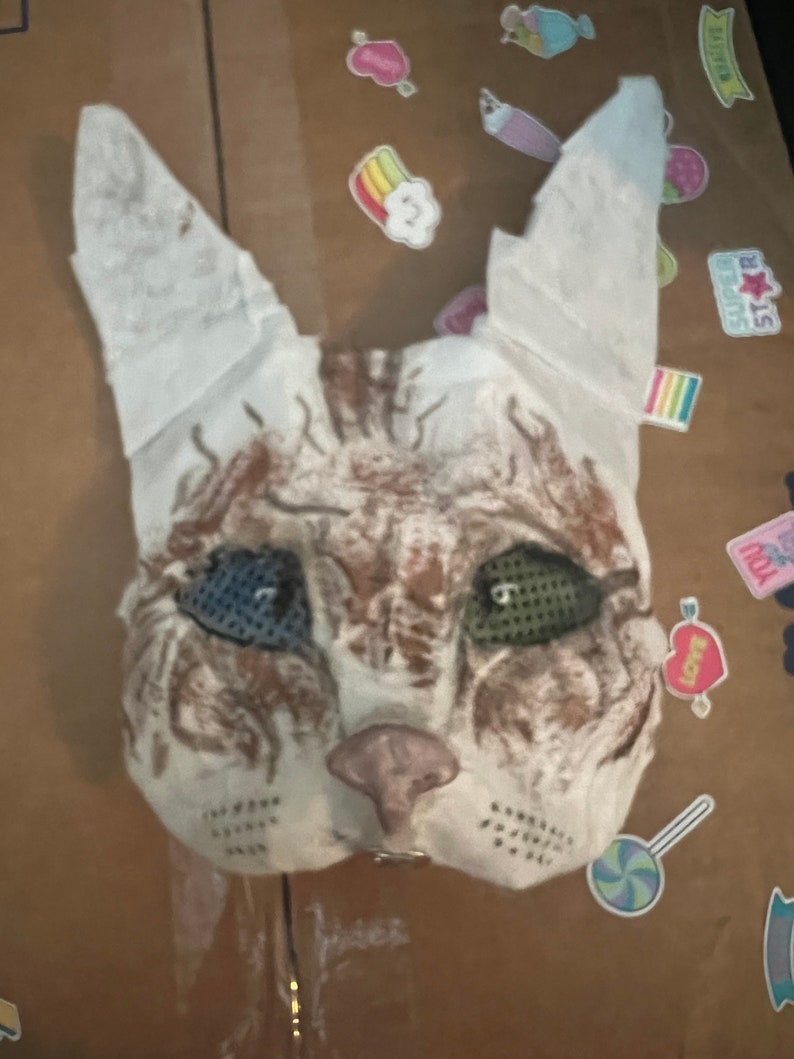Realistic Cat Mask - Etsy