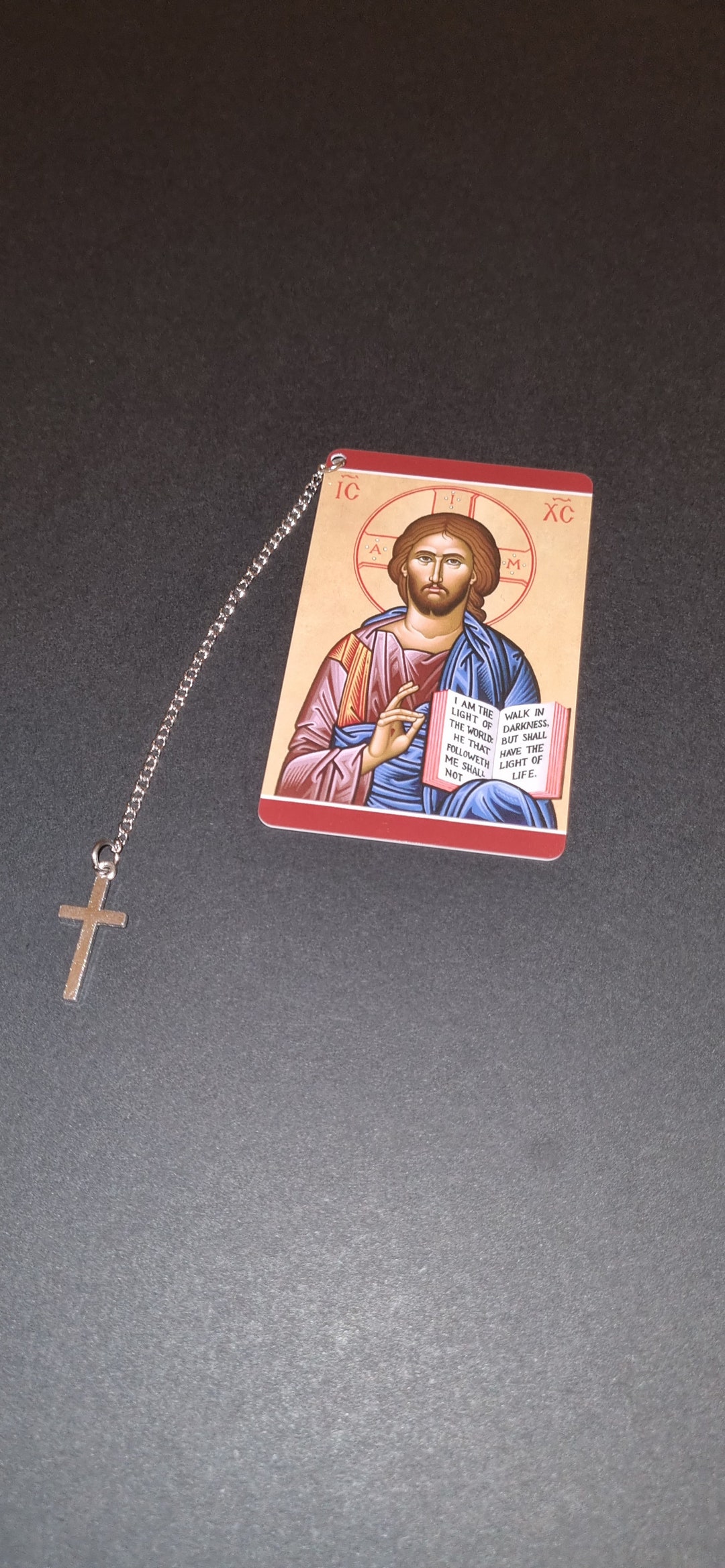 Christian Orthodox Bookmark Jesus Christ - Etsy