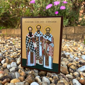 Orthodox Icon of the Three Holy Hierarchs - Etsy