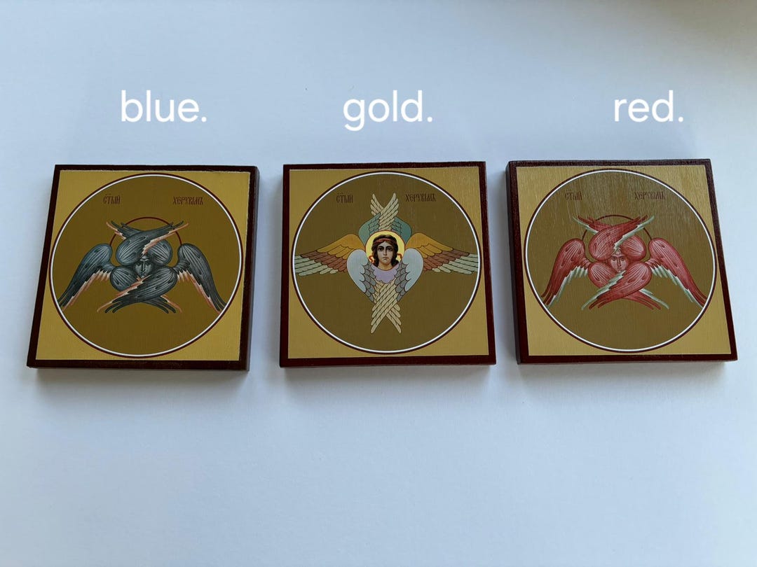 Orthodox Cherubim Icon - Etsy