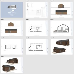 AIRBNB Tiny Guest HOUSE Floor PLAN, Digital Download Small Home ...