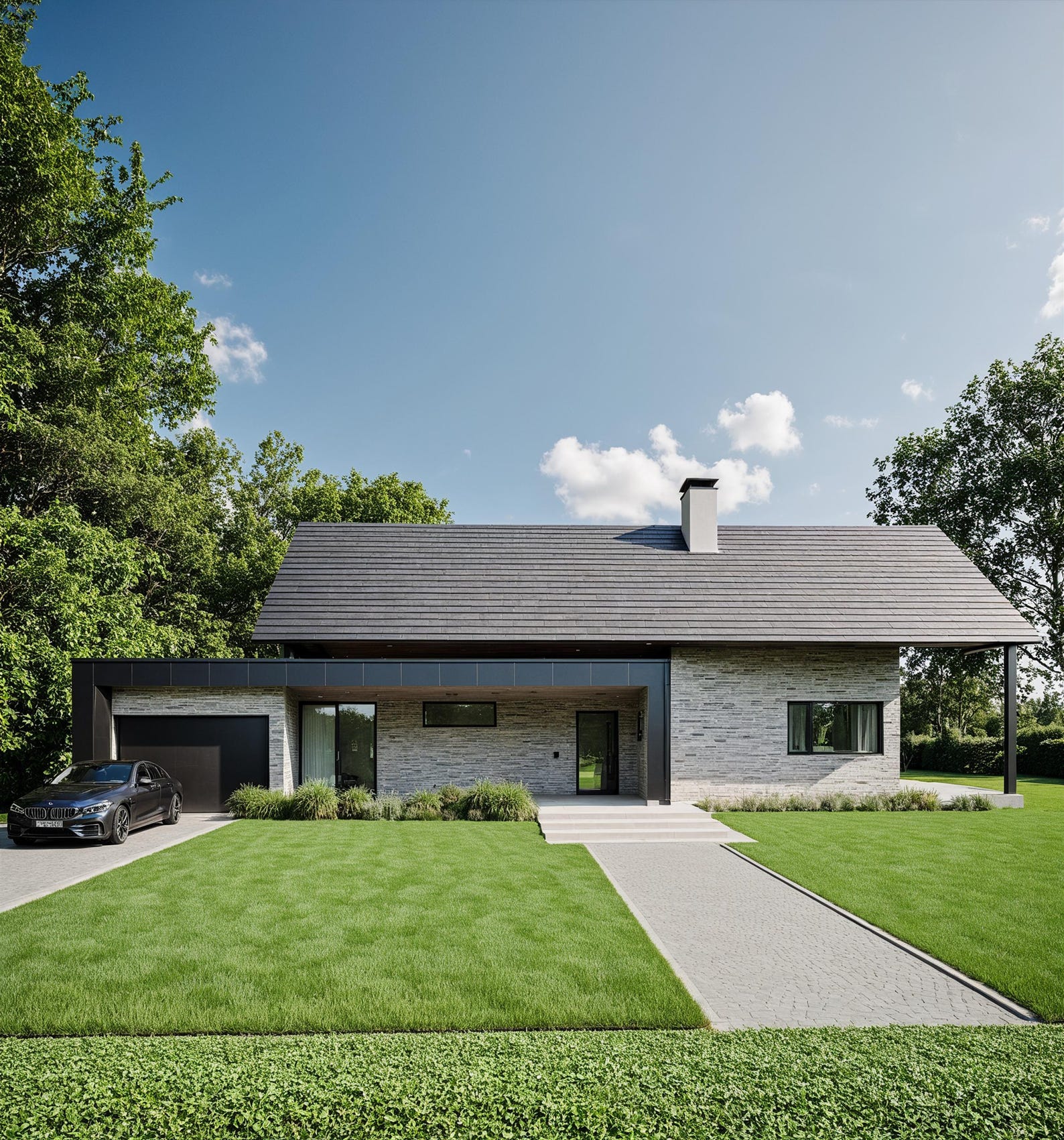Modern Villa House Plan – 4 Bedroom, 2 Story Home, 210 M2 (2260 Sq Ft ...