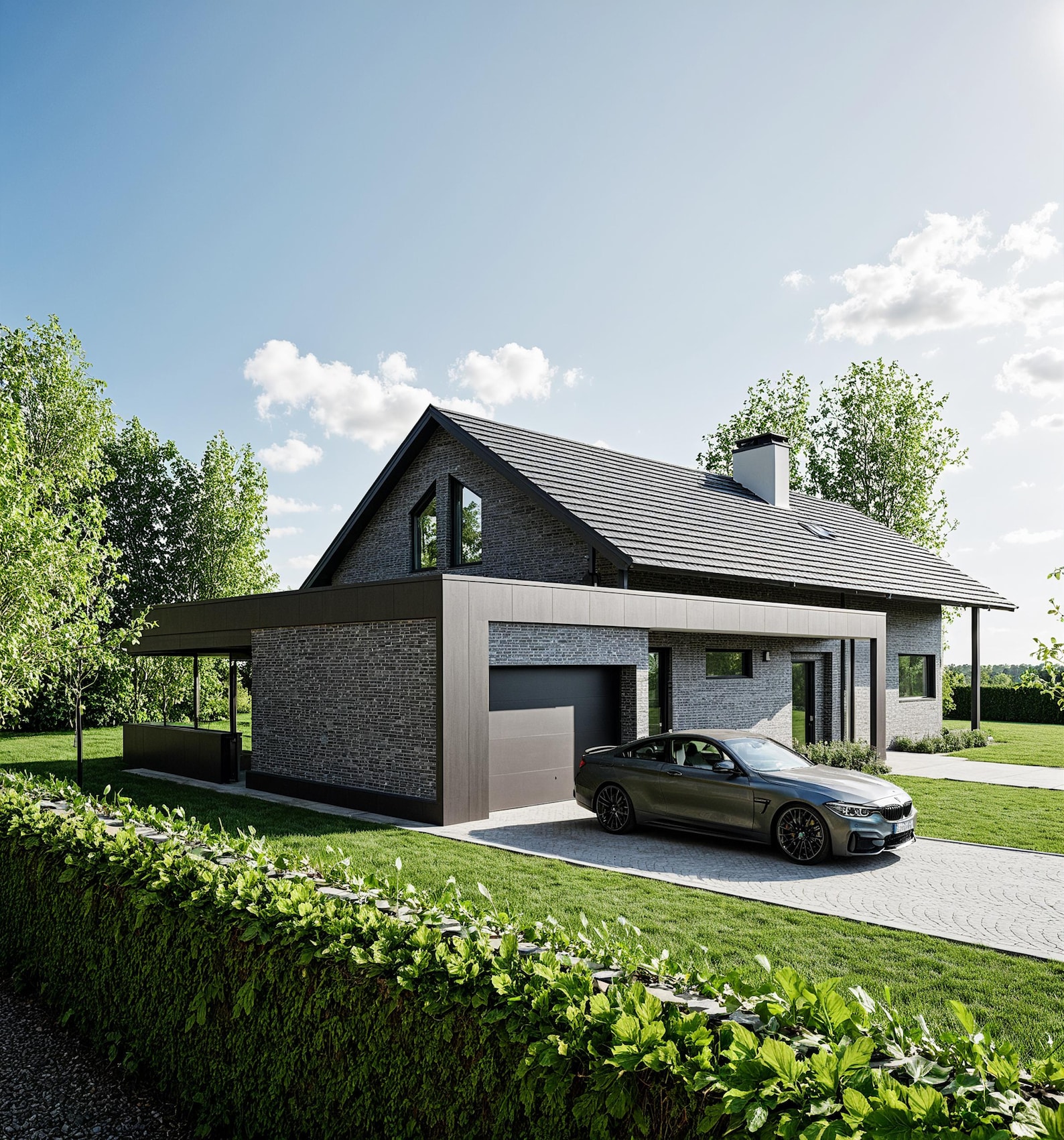 Modern Villa House Plan – 4 Bedroom, 2 Story Home, 210 M2 (2260 Sq Ft ...