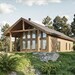 SCANDINAVIAN HOUSE Plan, Cozy Nordic Cabin DIY Build, Architectural ...
