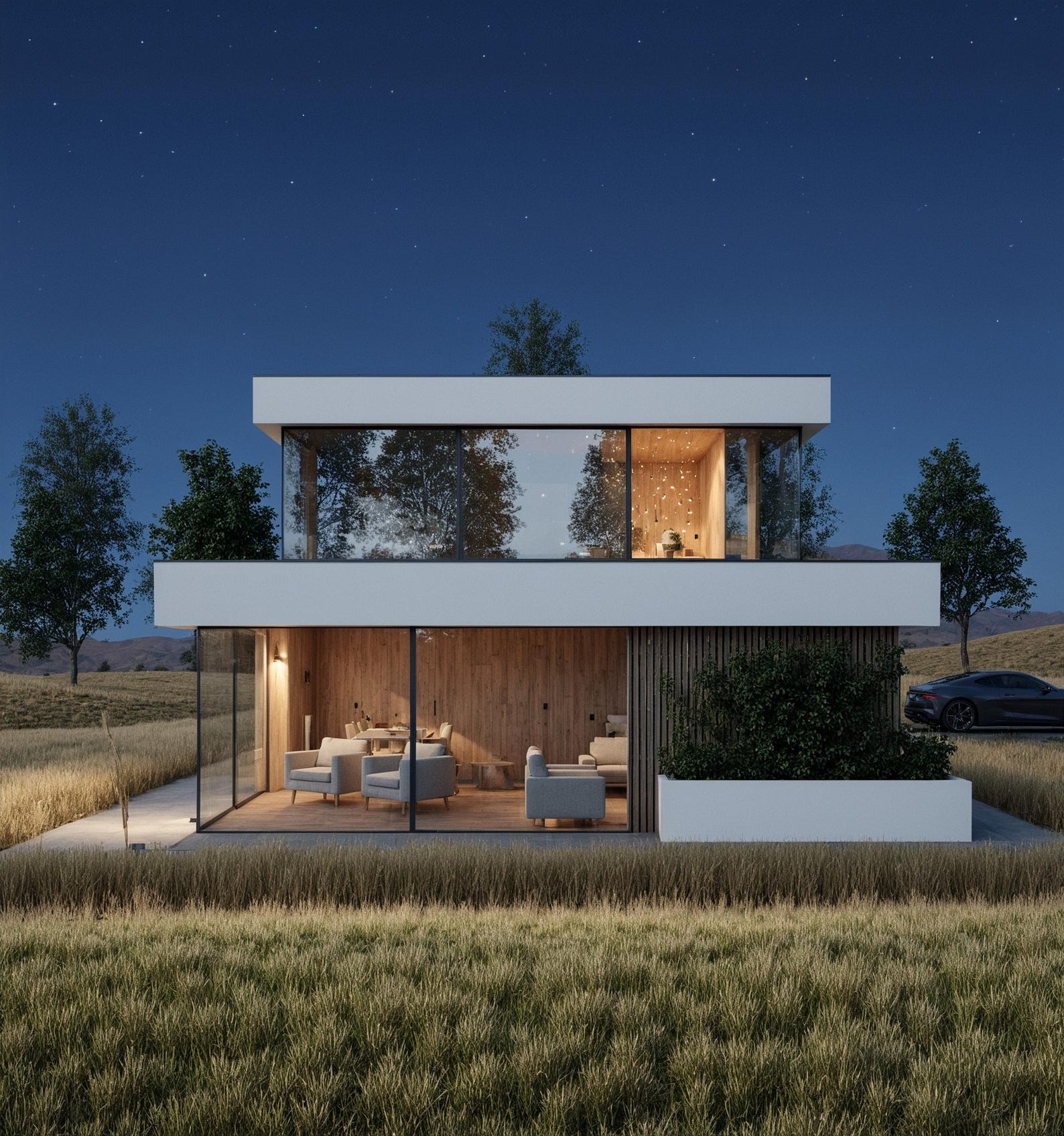 Modern Villa Plans | Luxury 2-story Home Building Plan PDF ...