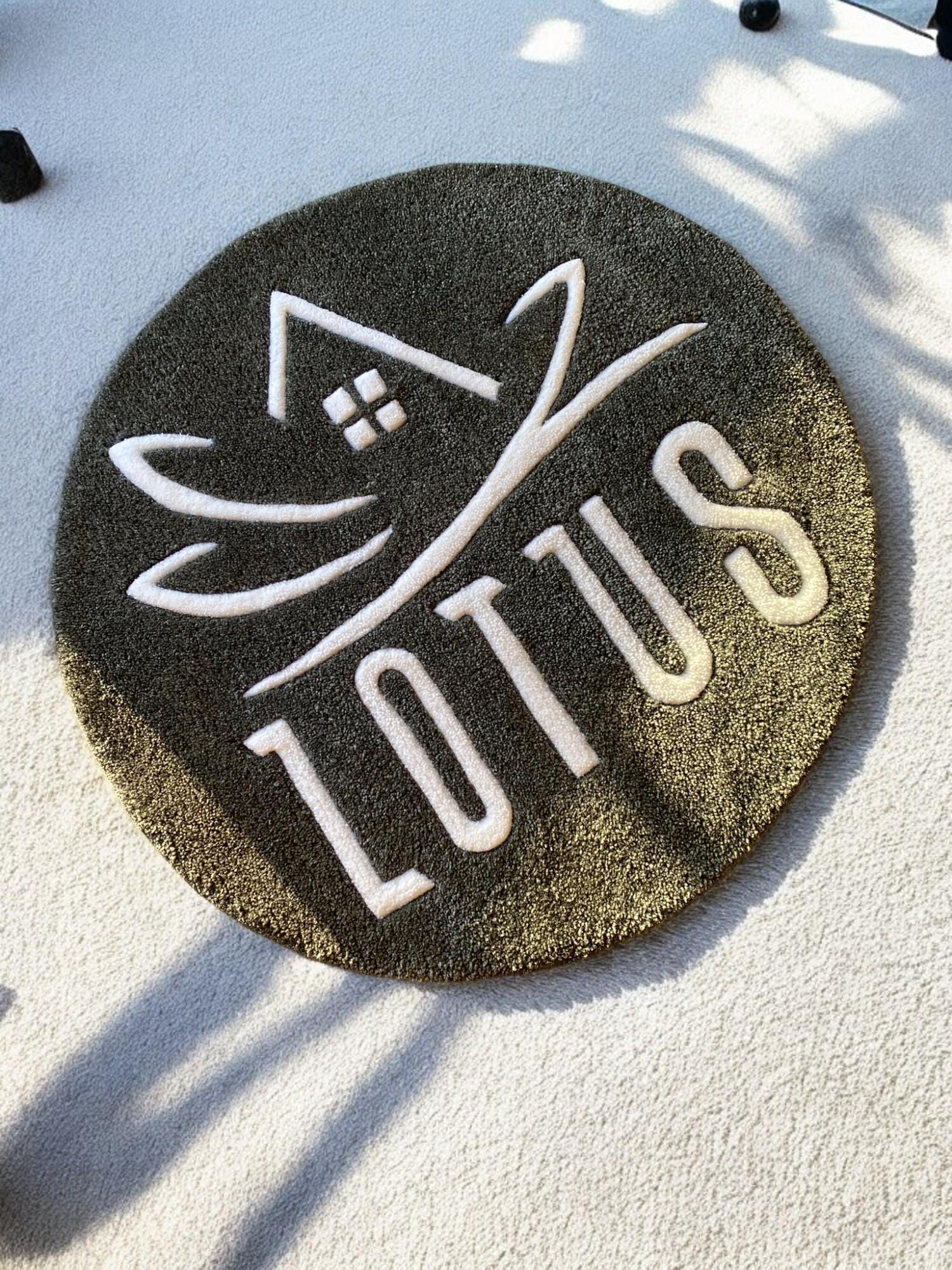 Custom Brand Logo Tufting Rug Personalized Handmade Floor Mat, Unique ...