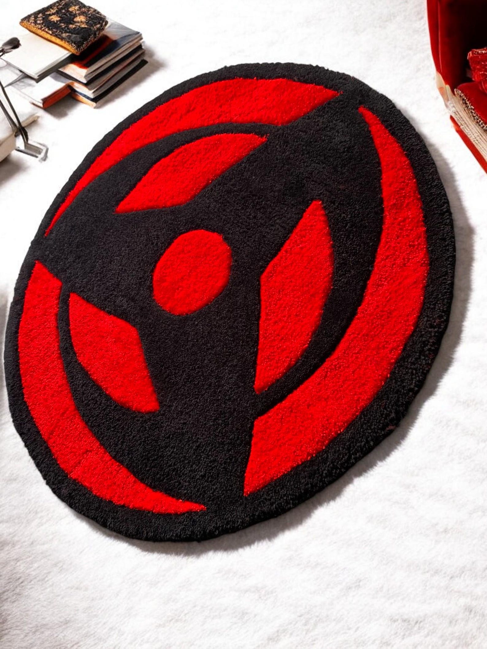 Sharingan Naruto Tufting Rug Handcrafted Anime Decor Unique Home ...