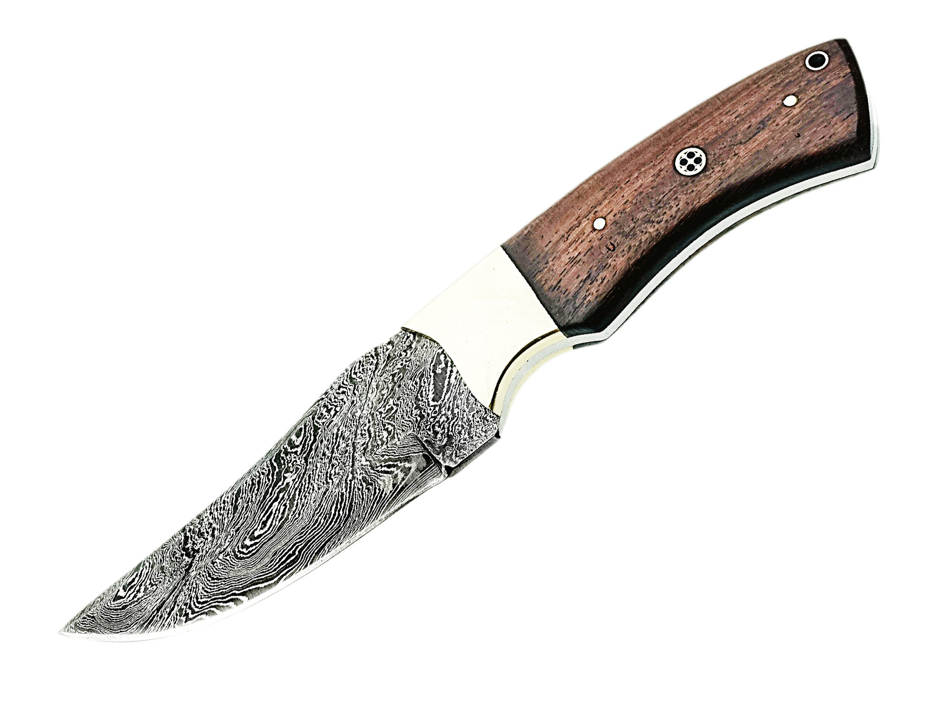 Handcrafted Damascus Steel Skinner Hunting Knife , Hunting Knife, Hand ...