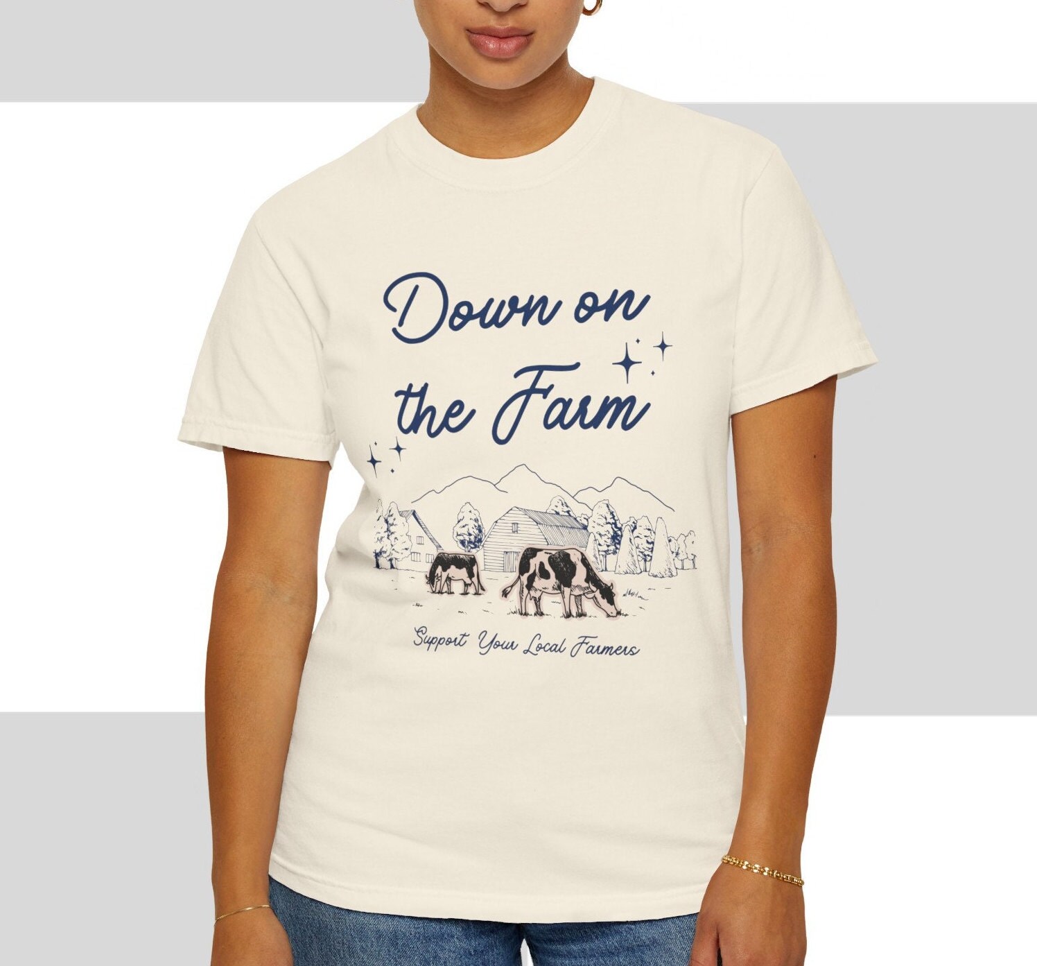 Vintage Farming Nature Inspired Comfort Colors Tee Unisex Gift Rustic ...
