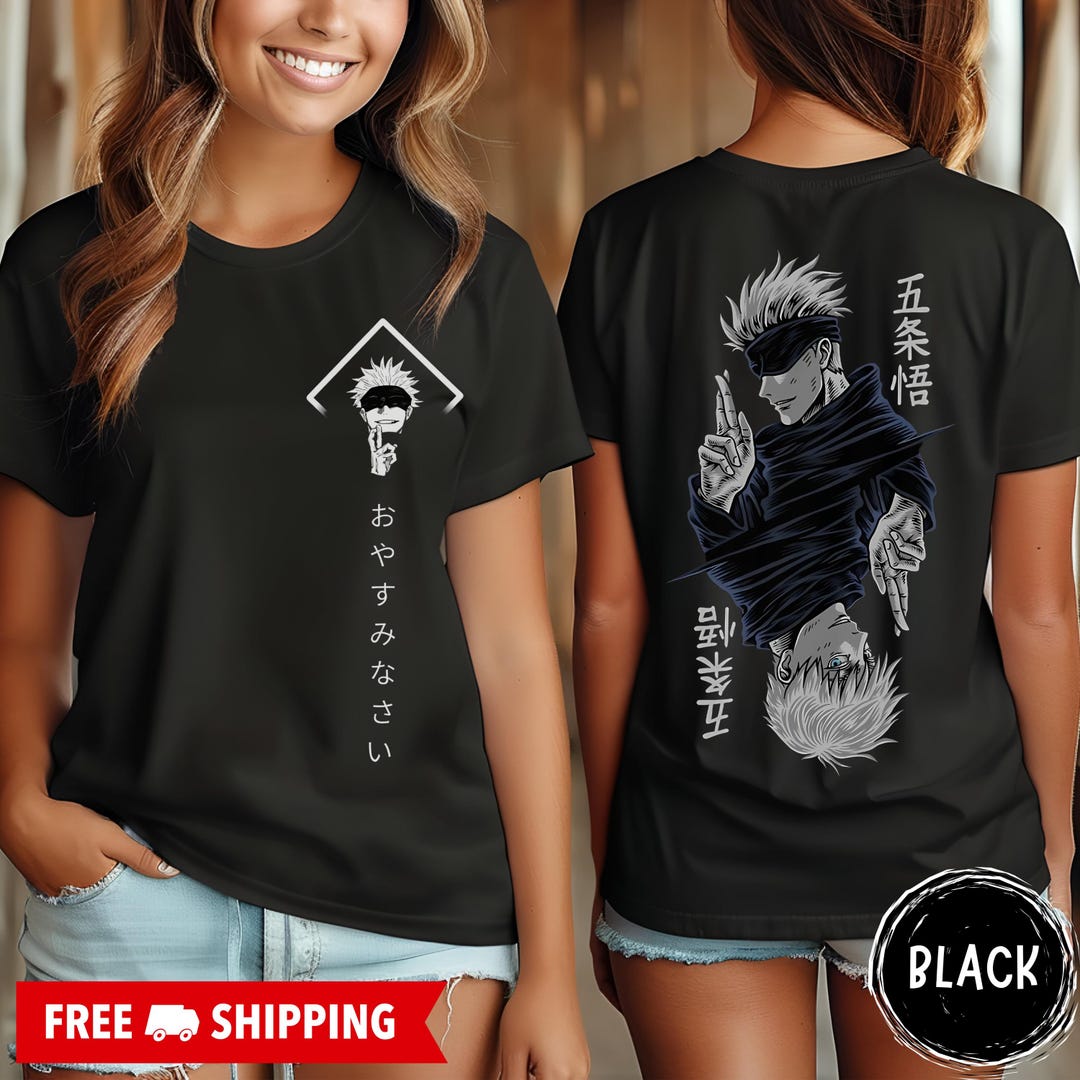 Satoru Gojo JJK Shirt,gojo Shirt,gojo Cat,anime Shirt,anime Lovers ...