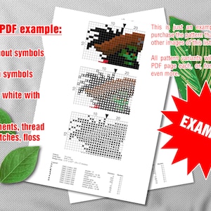 Vintage CRT TV Test Pattern Cross Stitch Pattern Philips Circle Design ...