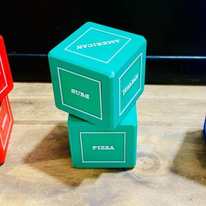 Food Takeout Decision Dice- Date Night Idea-set of 2 Die - Etsy
