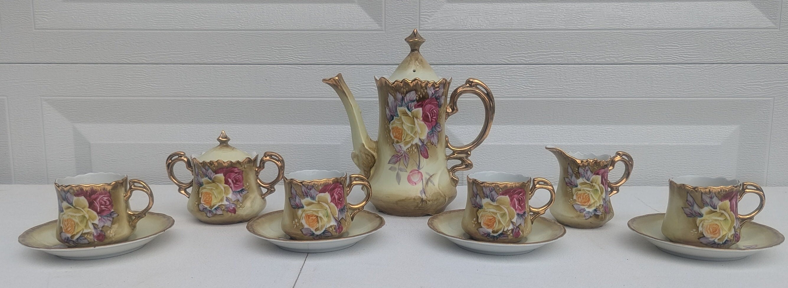Vintage Nippon Tea Set; 13piece - Etsy